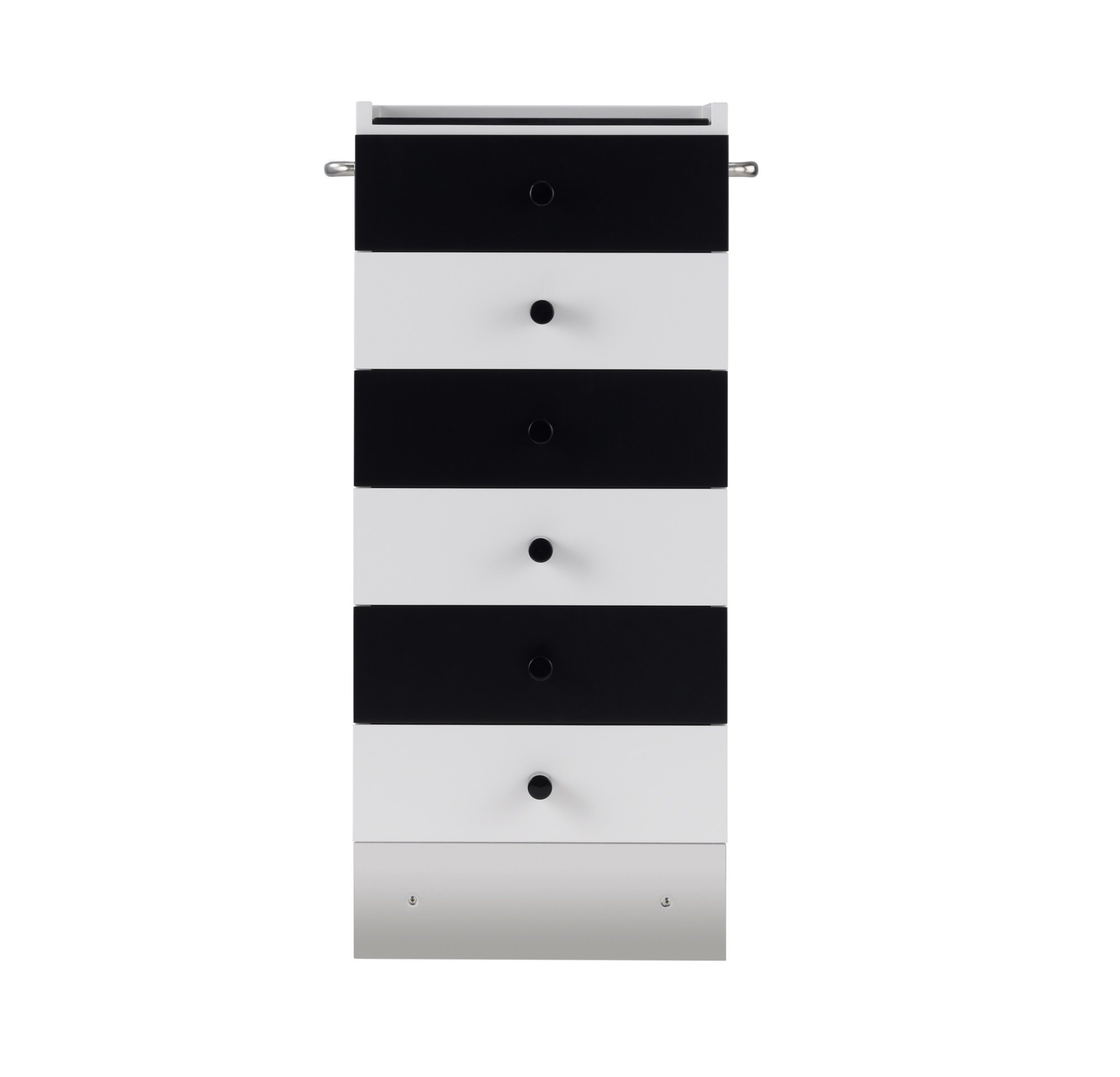 S41 Kommode auf Rollen Tecta | Schwarz lackiert | Eigene Anordnung | TECTA S41 SCHWARZ EA